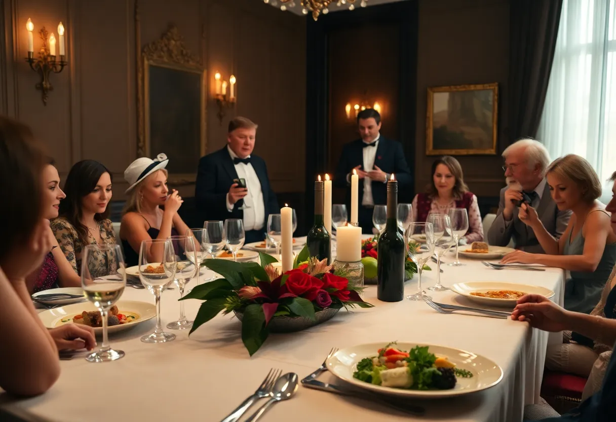 Murder Mystery Dinner Show Enhances Community Spirit